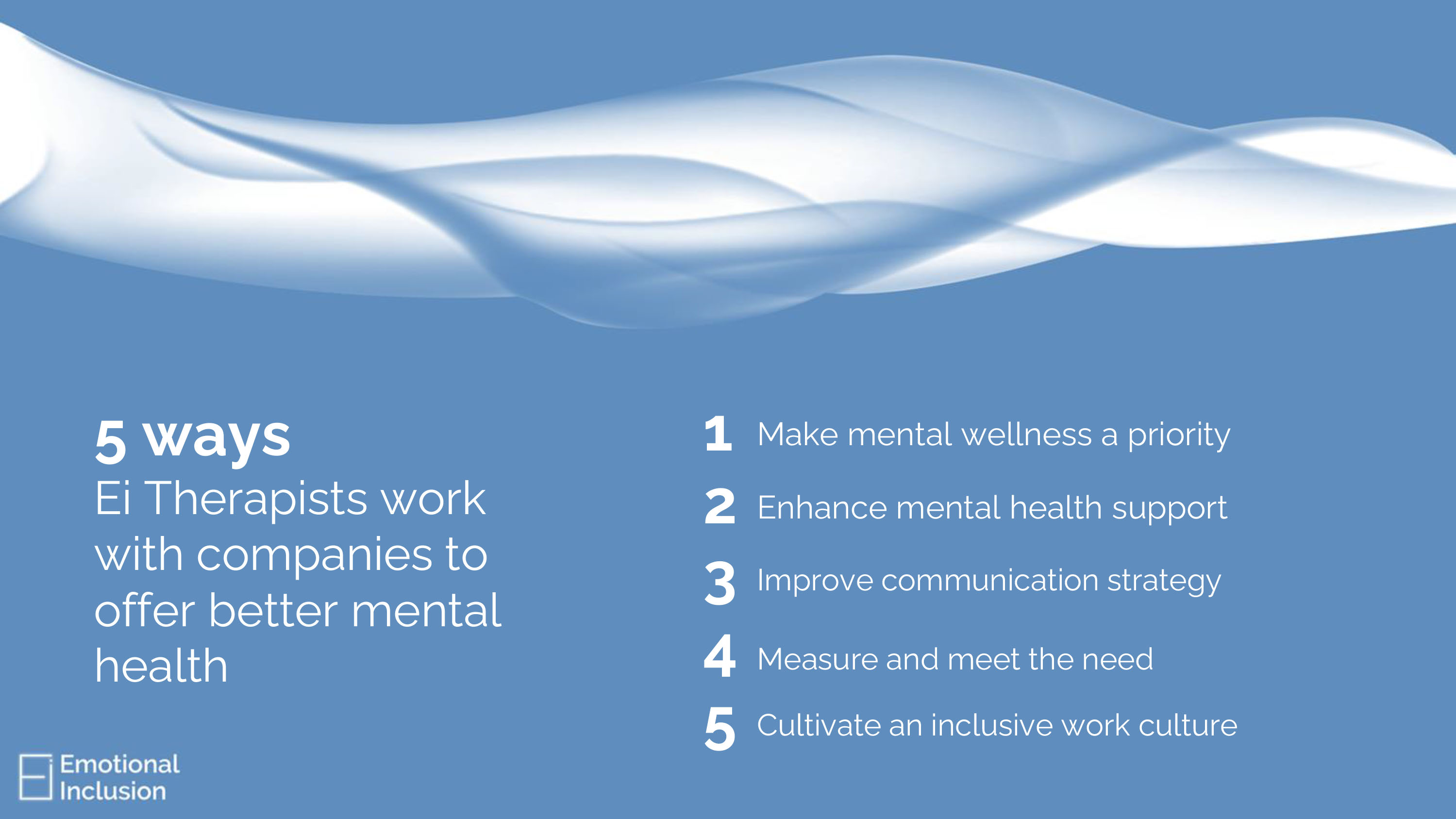 EI Program - Emotional Inclusion in the Workplace